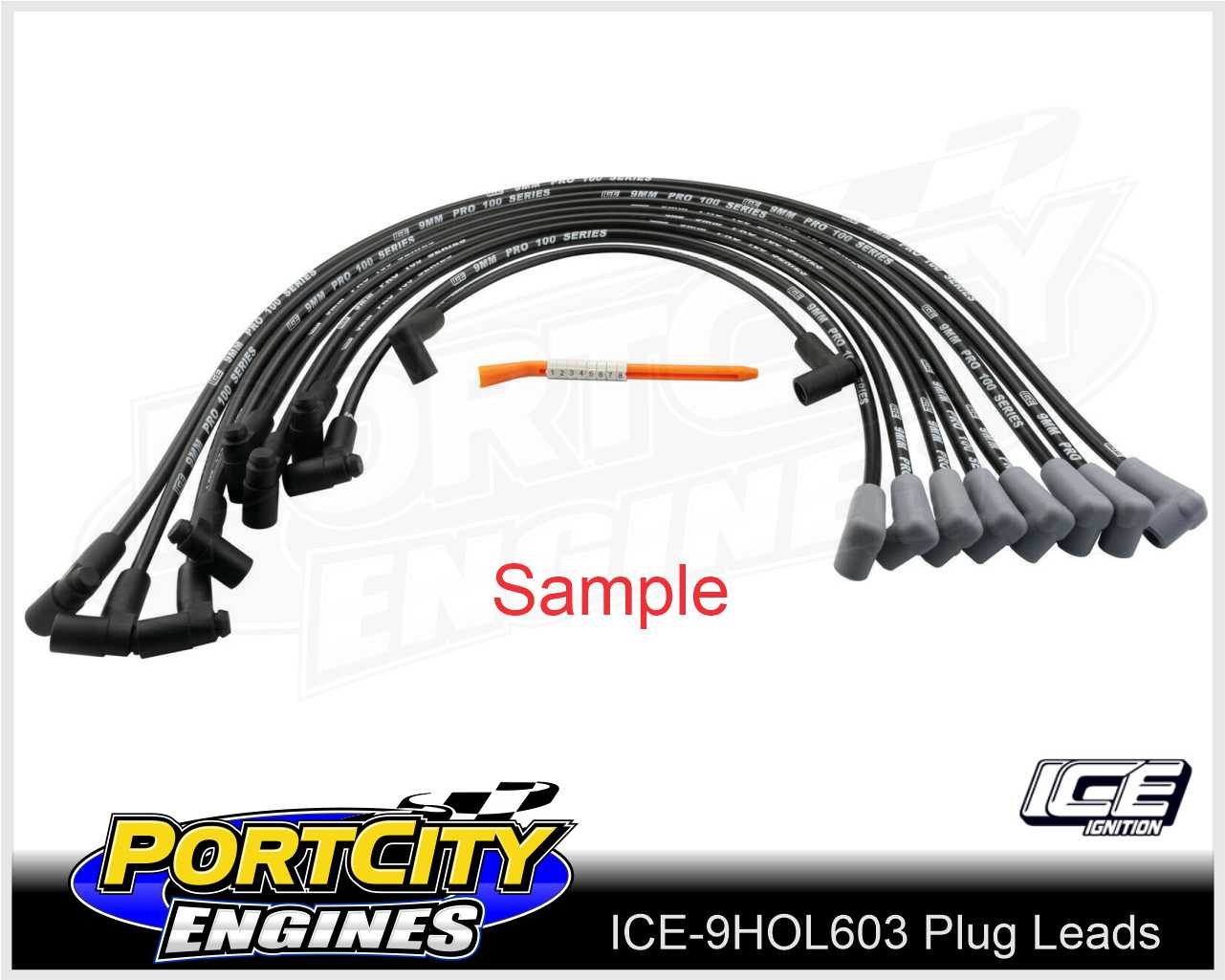 Ice Ignition Spark Leads Nissan Skyline R31 RB30 6cyl 9mm Straight Plug ...